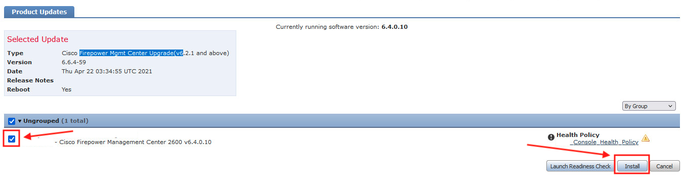 Upgrade FMCs in a High Availability - JMCristobal